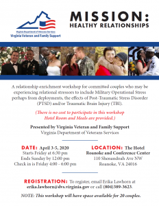 Mission Healthy Relationships Workshop for Couples