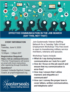 Easter seals effective communication