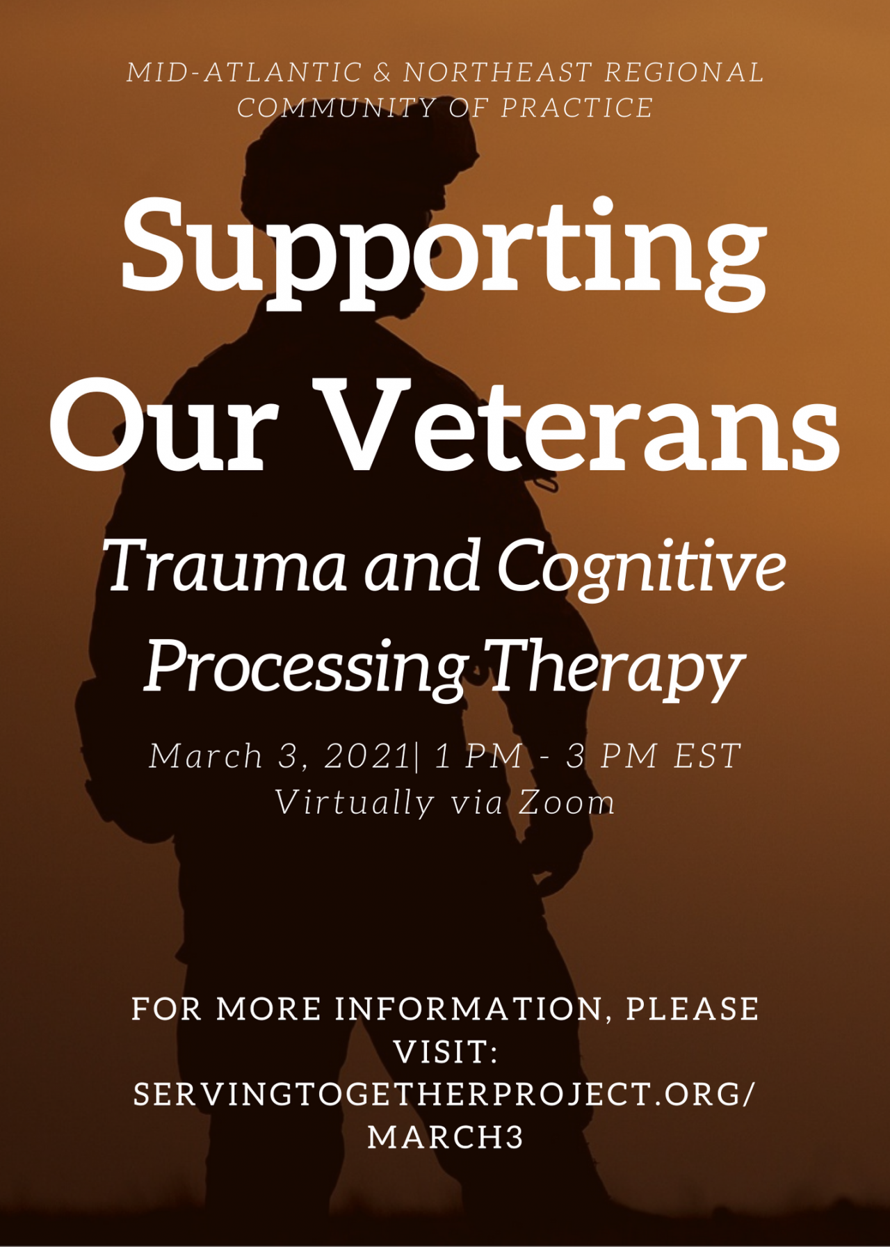 Supporting Our Veterans: Trauma and Cognitive Processing Therapy