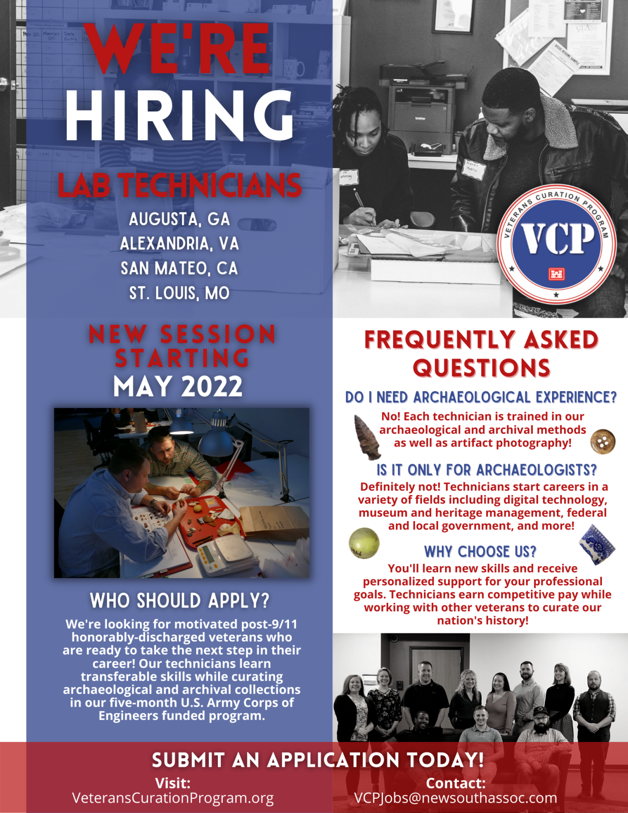 Veterans Curation Program is Hiring